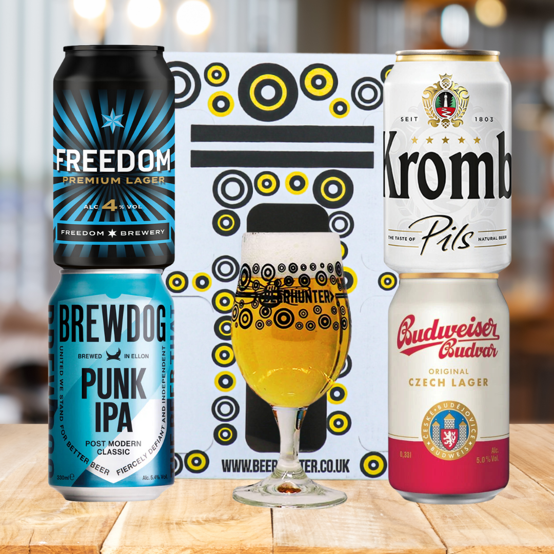 Craft Beer Mixed Beer Gift Set (4 x 330ml Cans) - Beerhunter Gift Box ...